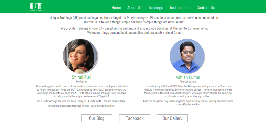 Unique Trainings - Digital Endeavours